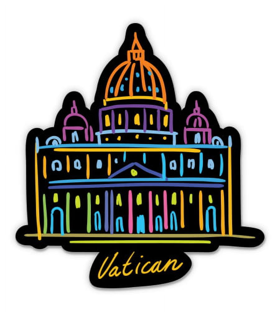 Vatican - 12" Vinyl Sticker Waterproof Decal - Walmart.com