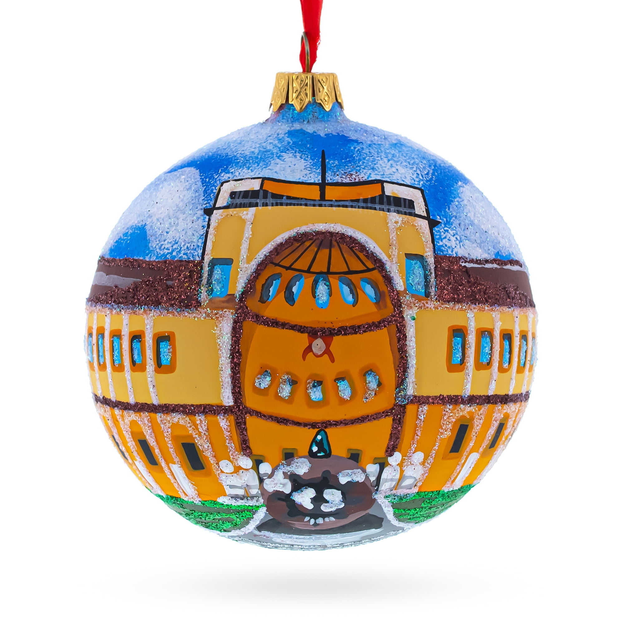 Vatican Museum, Rome Glass Ball Christmas Ornament 4 Inches - Walmart.com