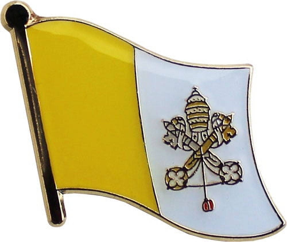 Vatican (Papal) Flag Lapel Pin - Walmart.com