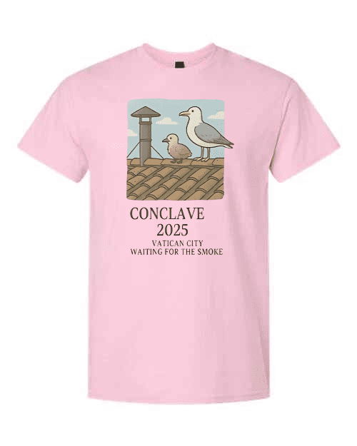 Vatican city conclave 2025 waiting for the smoke pope election shirt ...