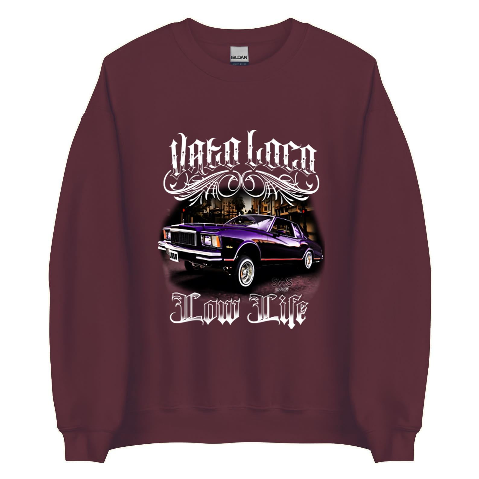 Vato Loco Low Rider Monte Carlo T-Shirt Print On Shaka Wear Heavyweight ...