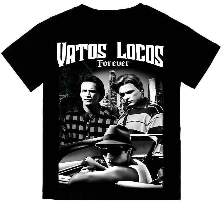 Vatos Locos Forever Mens Heavyweight T-Shirt Shaka Wear Tee - Walmart.com