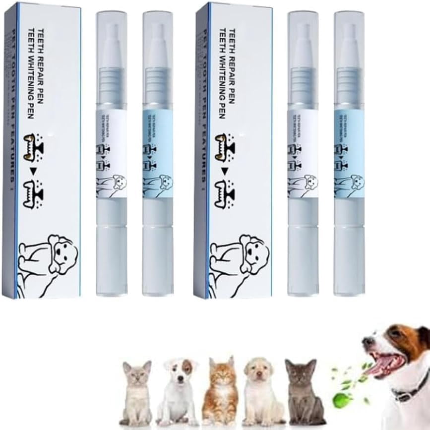 Vaudf Pet Toothbrush Pen, 2025 New Upgrade pet Toothbrush Pen, Pet ...