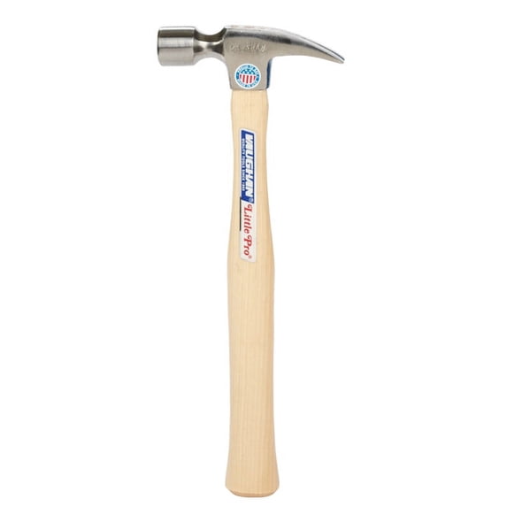 Vaughan 10 oz. Rip Claw Hammer Forged Steel Head Hickory Handle 11 in ...