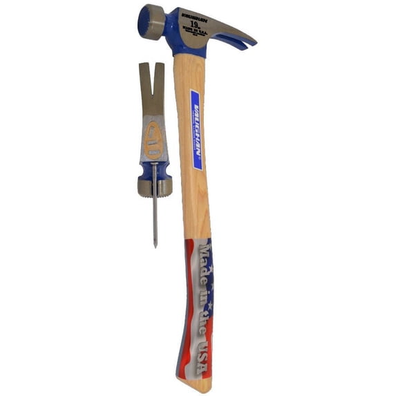 Vaughan 19 oz California Framing Hammer with Hickory Curved Handle and ...