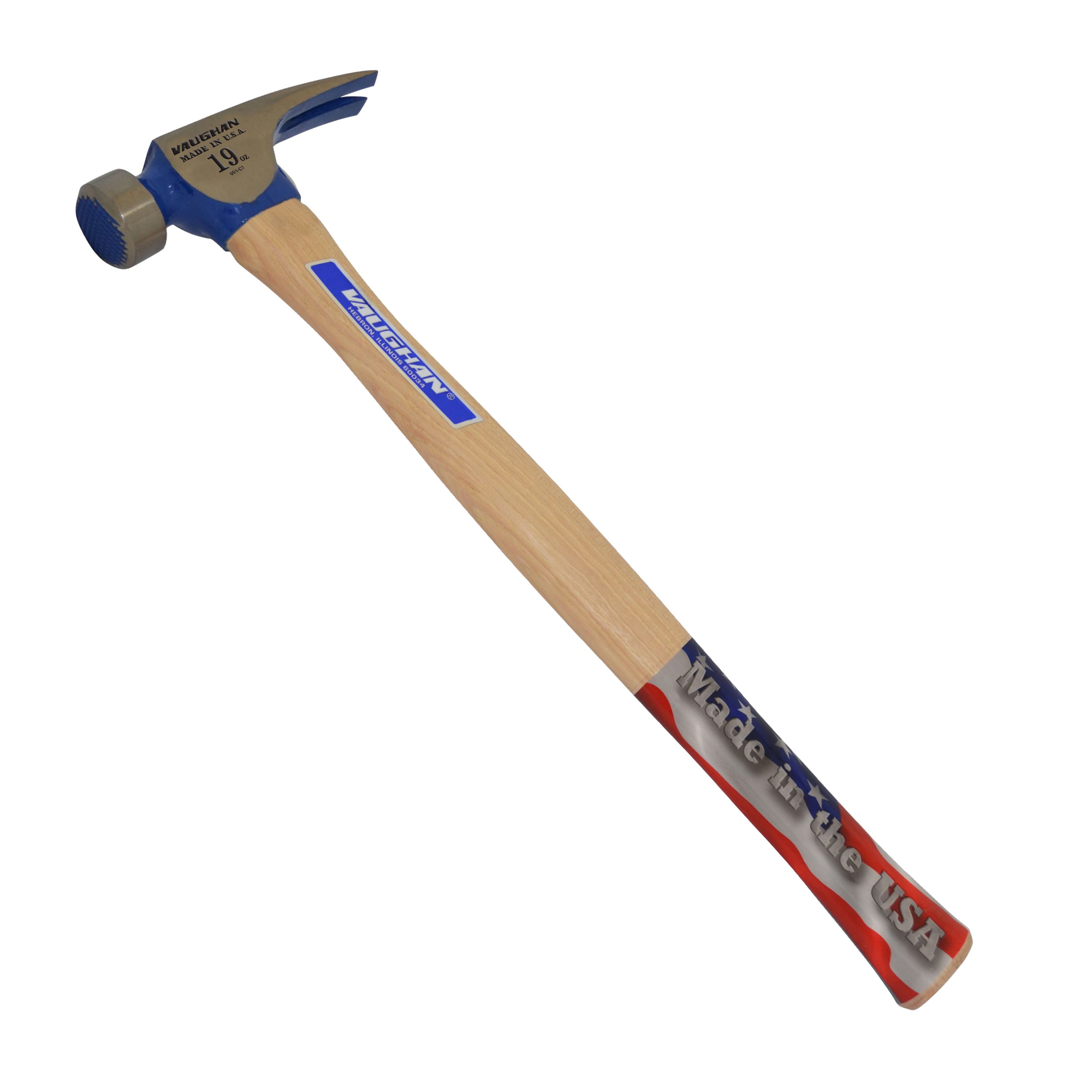 Vaughan CF2L 19-Ounce California Framing Hammer Wood Handle - Walmart.com