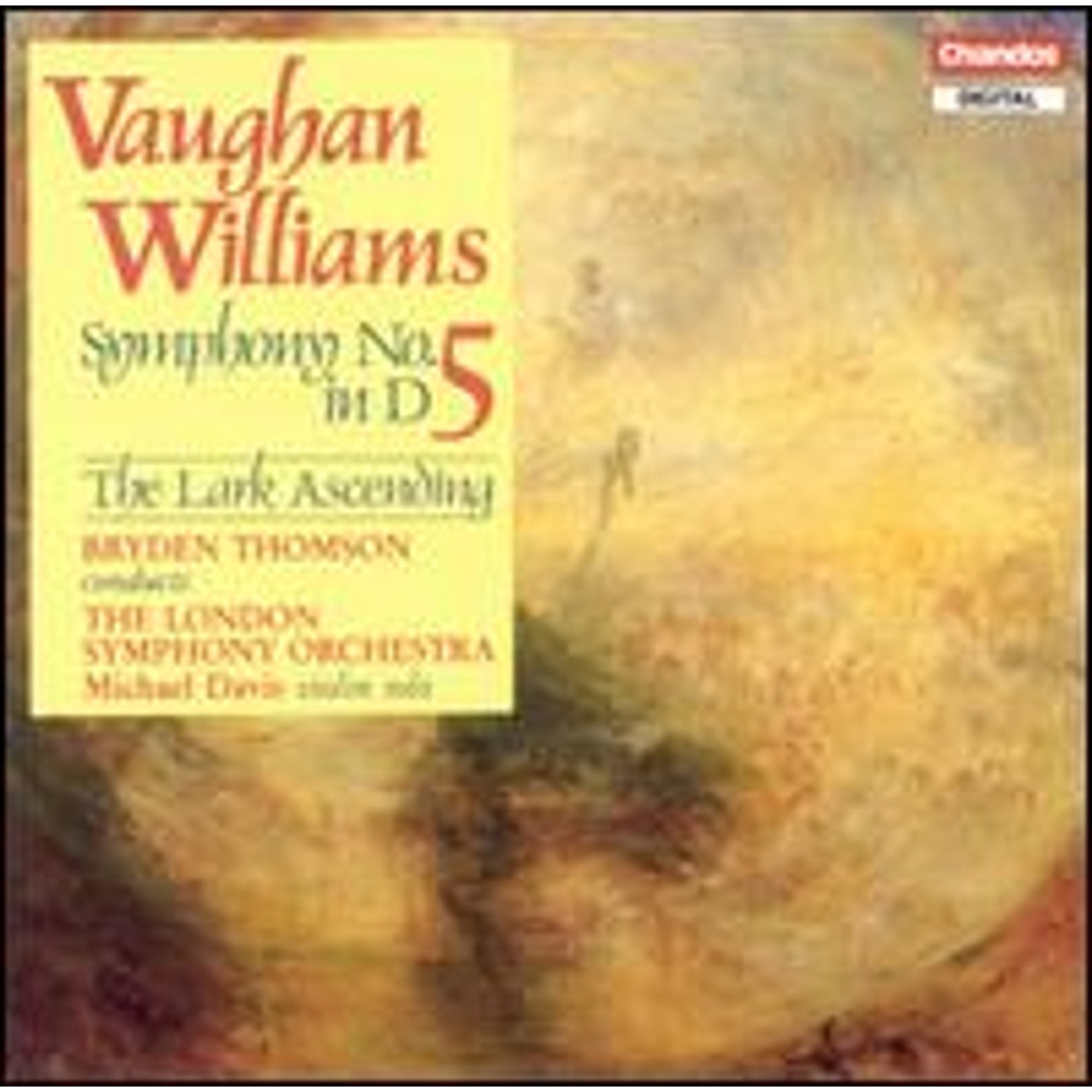 Vaughan Williams: Symphony No. 5 (CD) by Michael Davis (violin), London ...