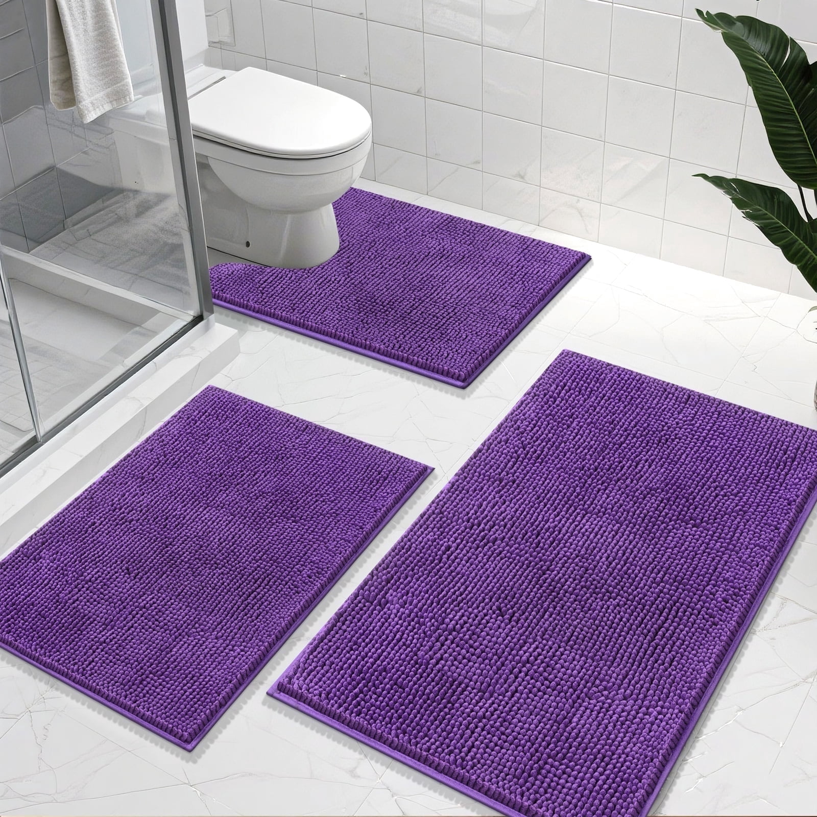 Purple Bathroom Rug Sets