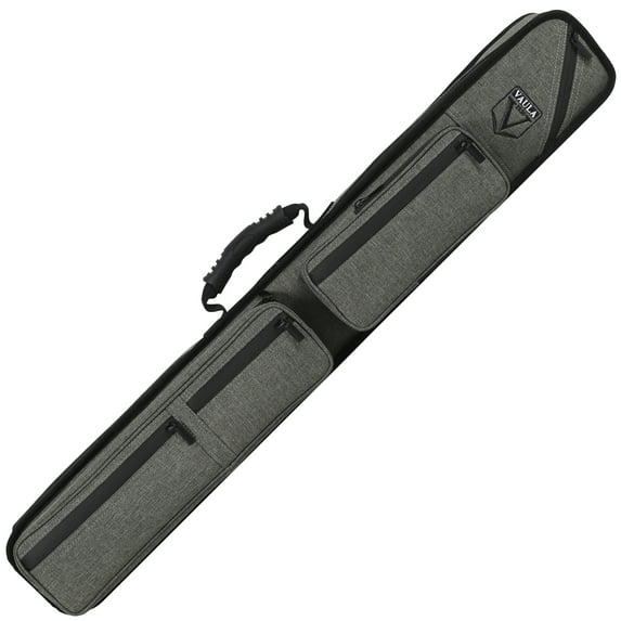 Vaula by Longoni Titan Billiard Pool Cue Soft Case, 2x4 Design, Grey ...