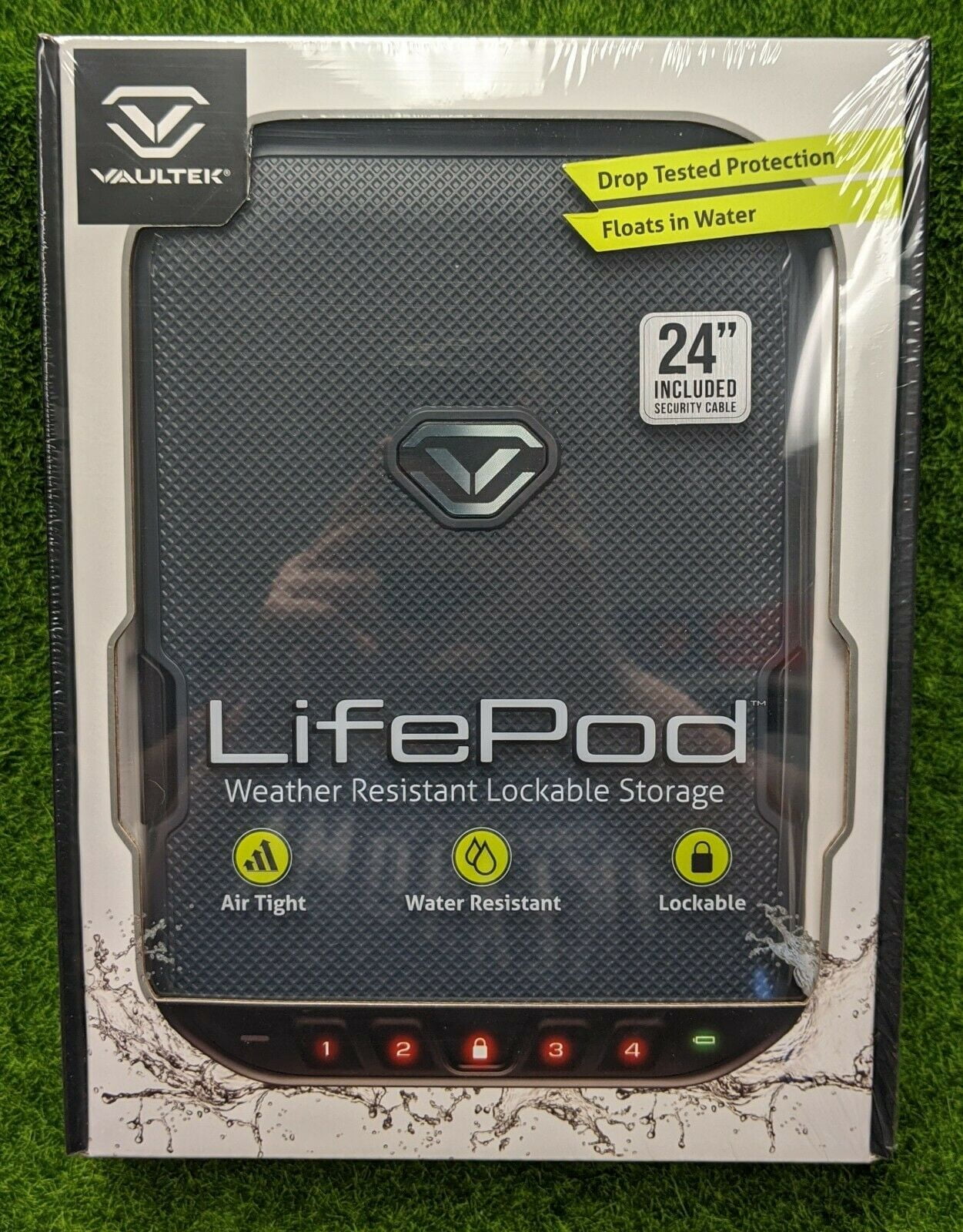 Vaultek Lifepod Safe Titanium Gray - Rugged Gun Case, Lockable Handgun ...