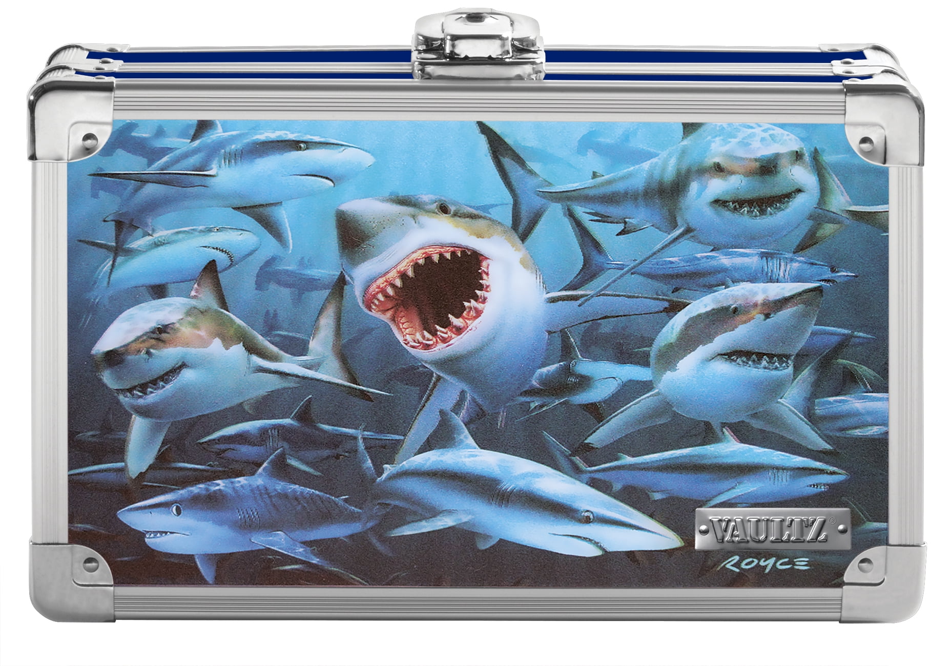 Vaultz 3D Shark Locking Pencil Box - Walmart.com