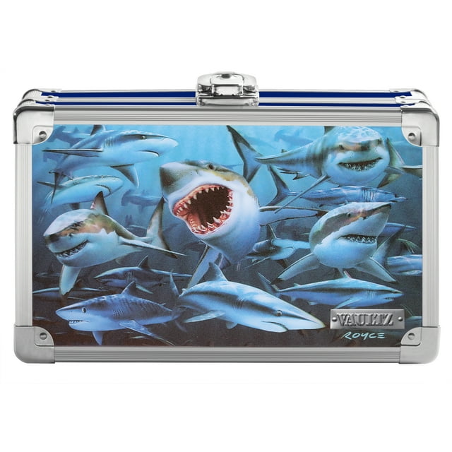 Vaultz 3D Shark Locking Pencil Box - Walmart.com