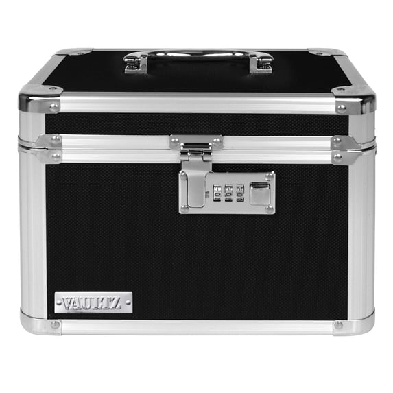 Vaultz Combo Lock Storage Box, VZ00102-2, Medium Density Fiberboard ...