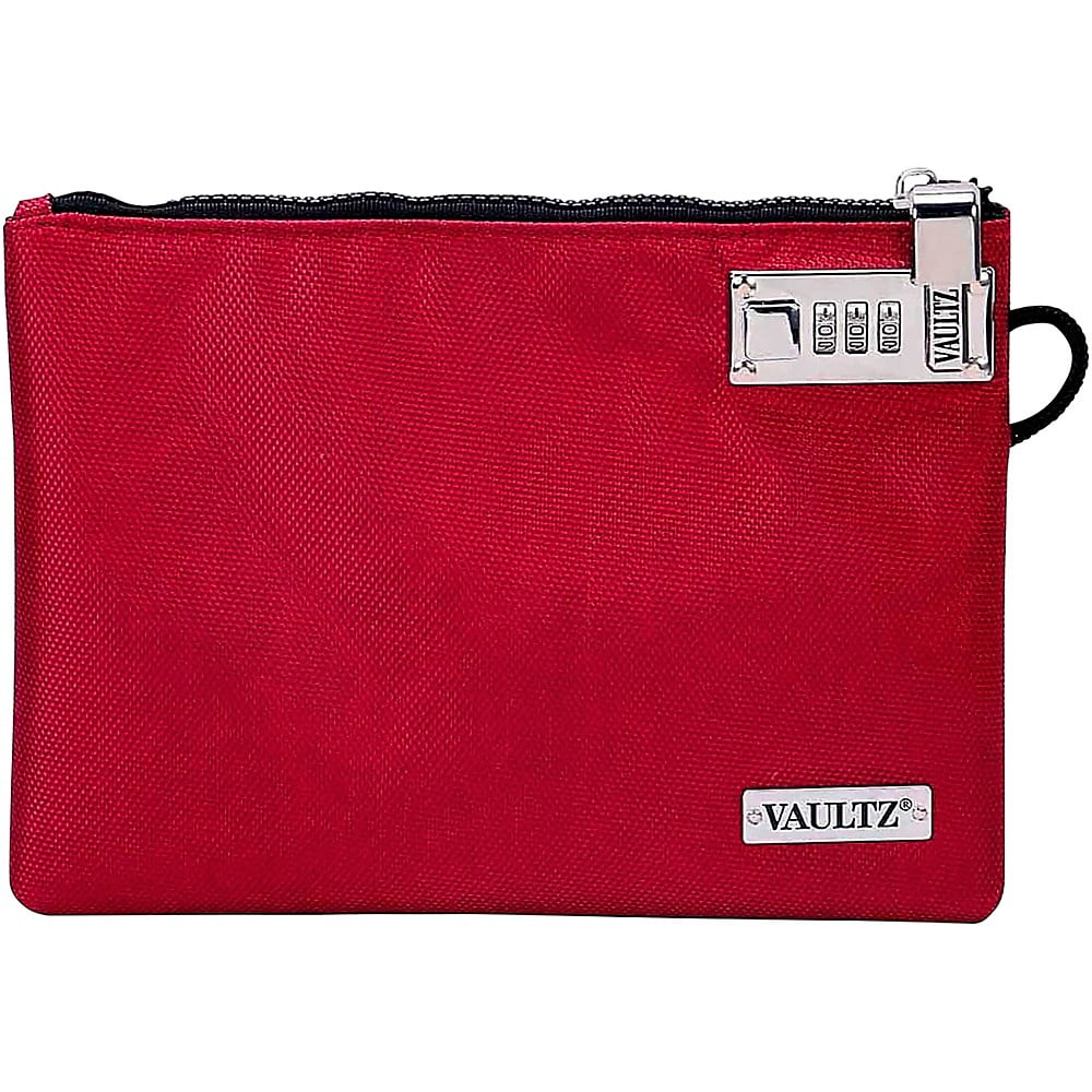 Vaultz Locking Accessories Pouch, 7x10, Berry - Walmart.com