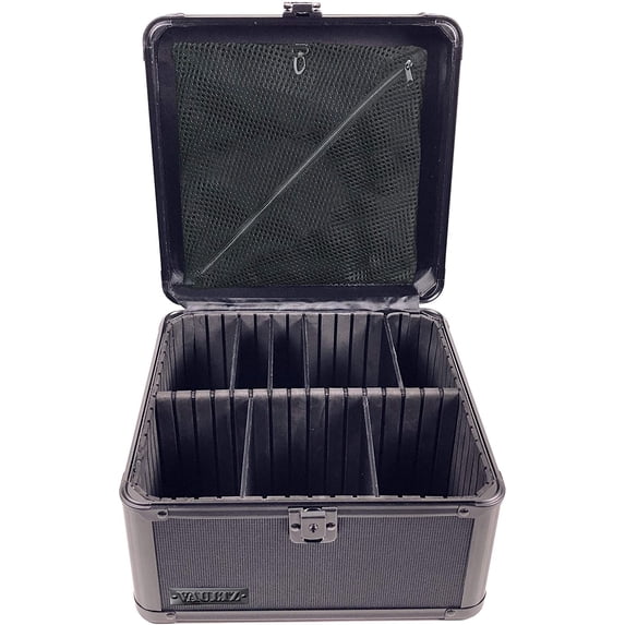 Vaultz Lockable Container, Tactical Black Key Case with Divided Storage ...