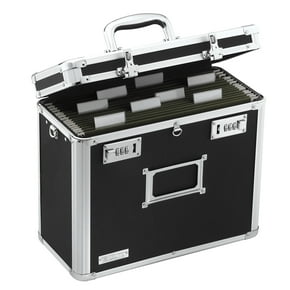 Locking File Boxes and Document Organizers for Office and Home Storage