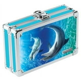 Vaultz Locking Pencil Box, 3D Dolphins - Walmart.com