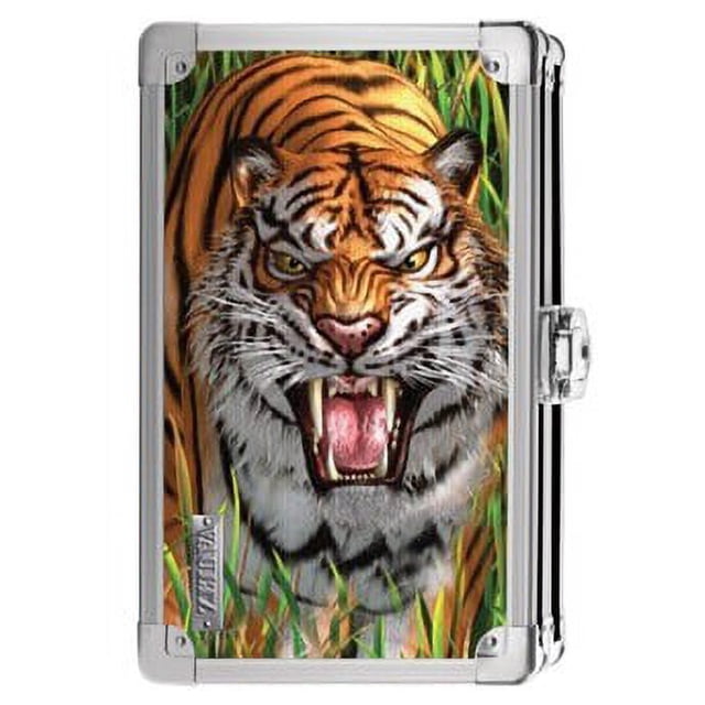 Vaultz Locking Pencil Box, 3D Tiger - Walmart.com