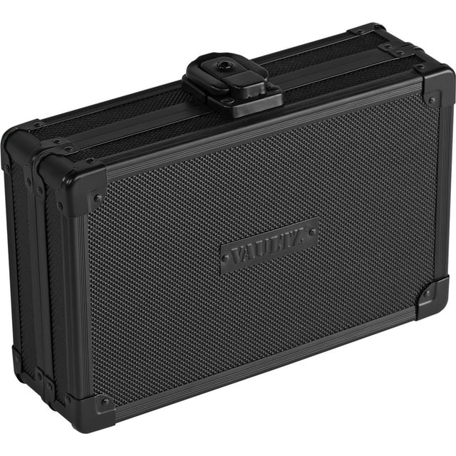Vaultz Locking Pencil Box, Tactical Black Design, Key Lock, Black, New ...
