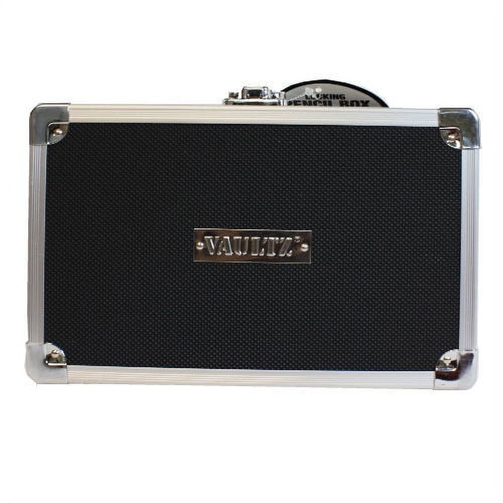 Vaultz Locking Pencil Box, Key Lock, Black, Durable, Versatile Storage ...
