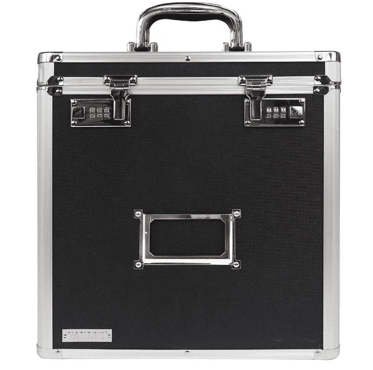 Vaultz Locking Vinyl Record Storage Case - Walmart.com