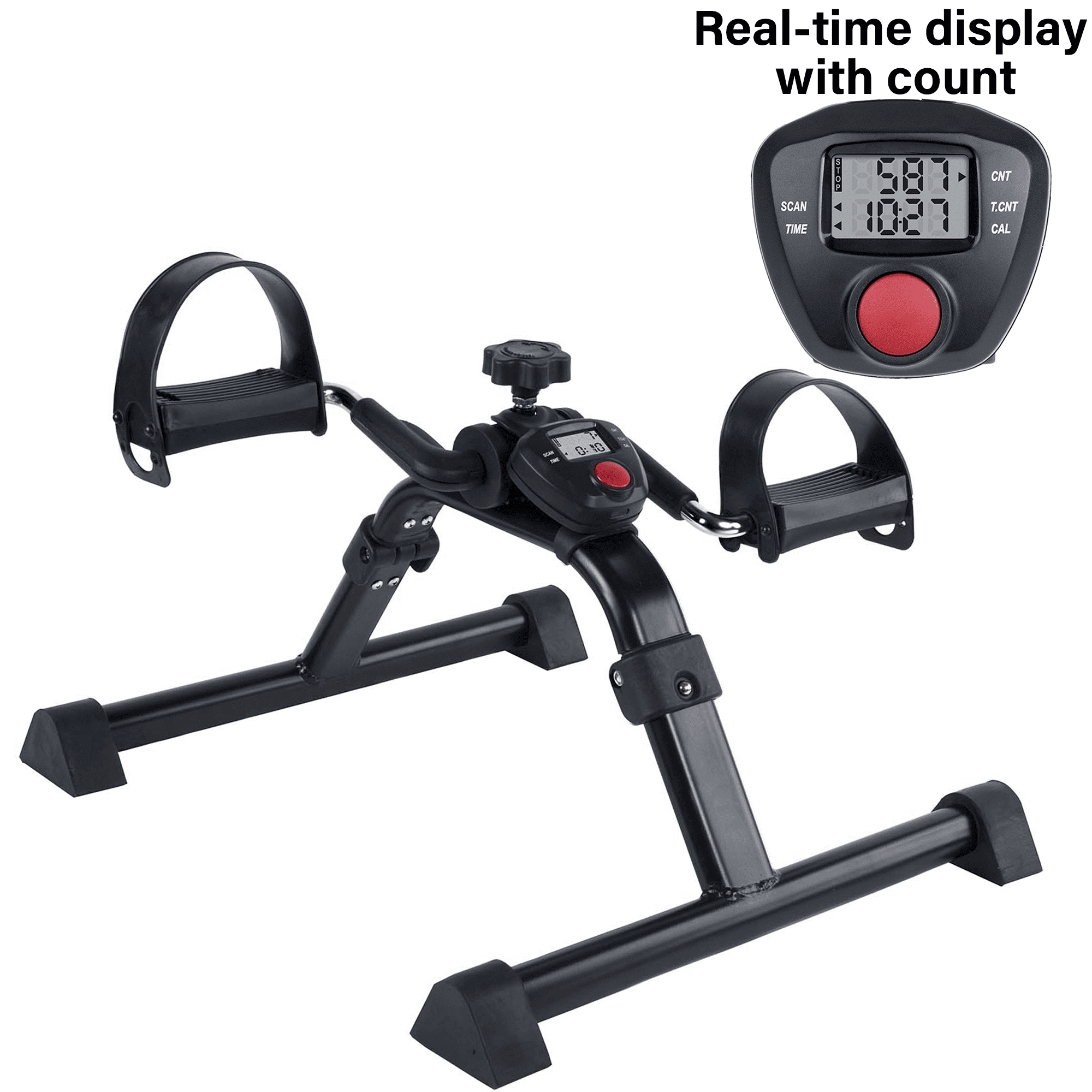 Vaunn Medical Pedal Exerciser, Electronic Display, Legs & Arms Seated ...