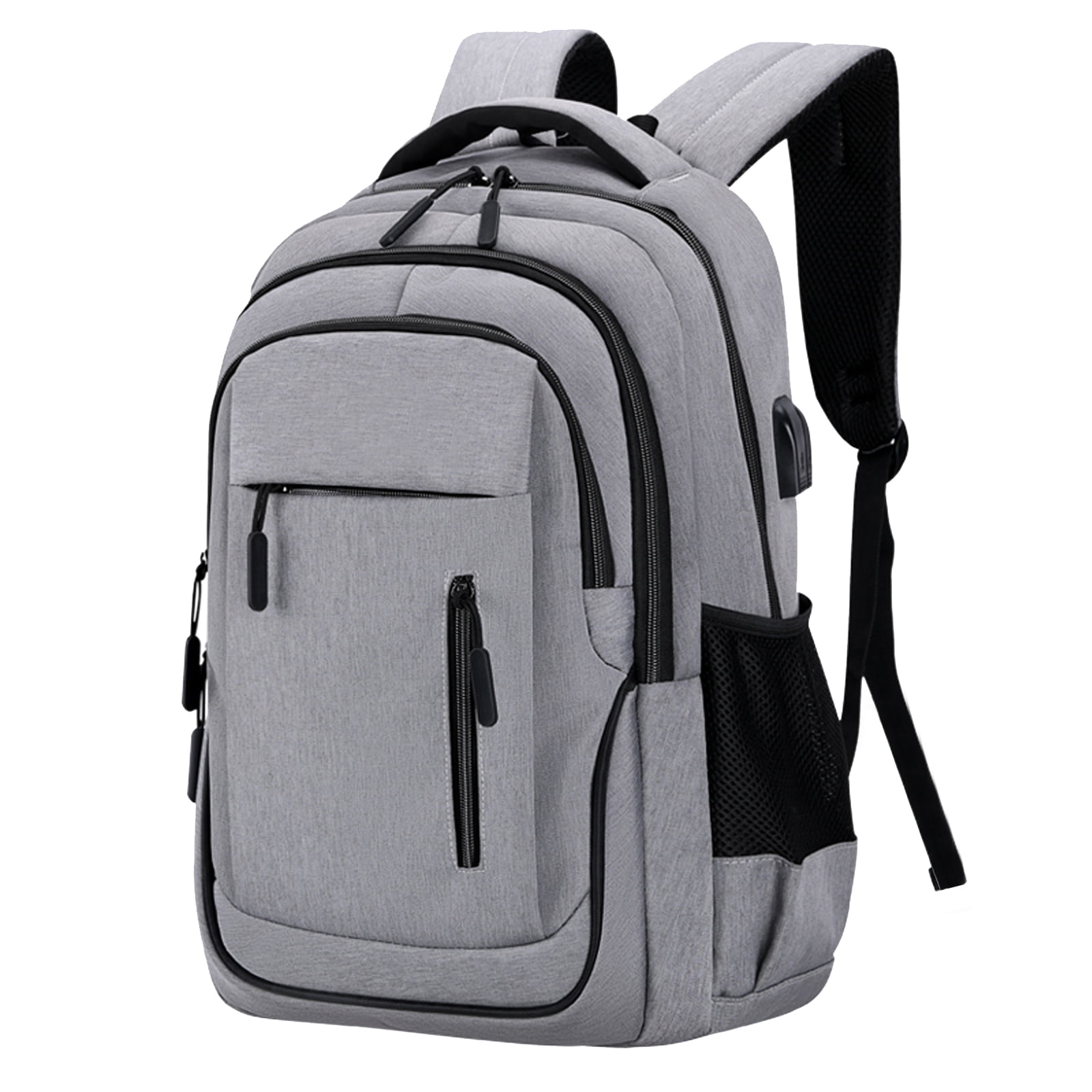Vaupan Business Travel Laptop Backpack Gray, Water Resistant College ...