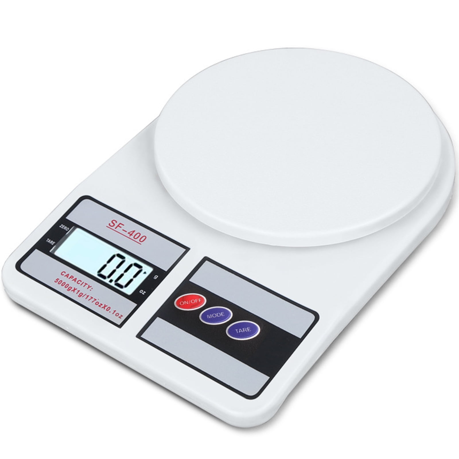 Vaupan White Digital Kitchen Scale, High Precision for Food, Powder ...