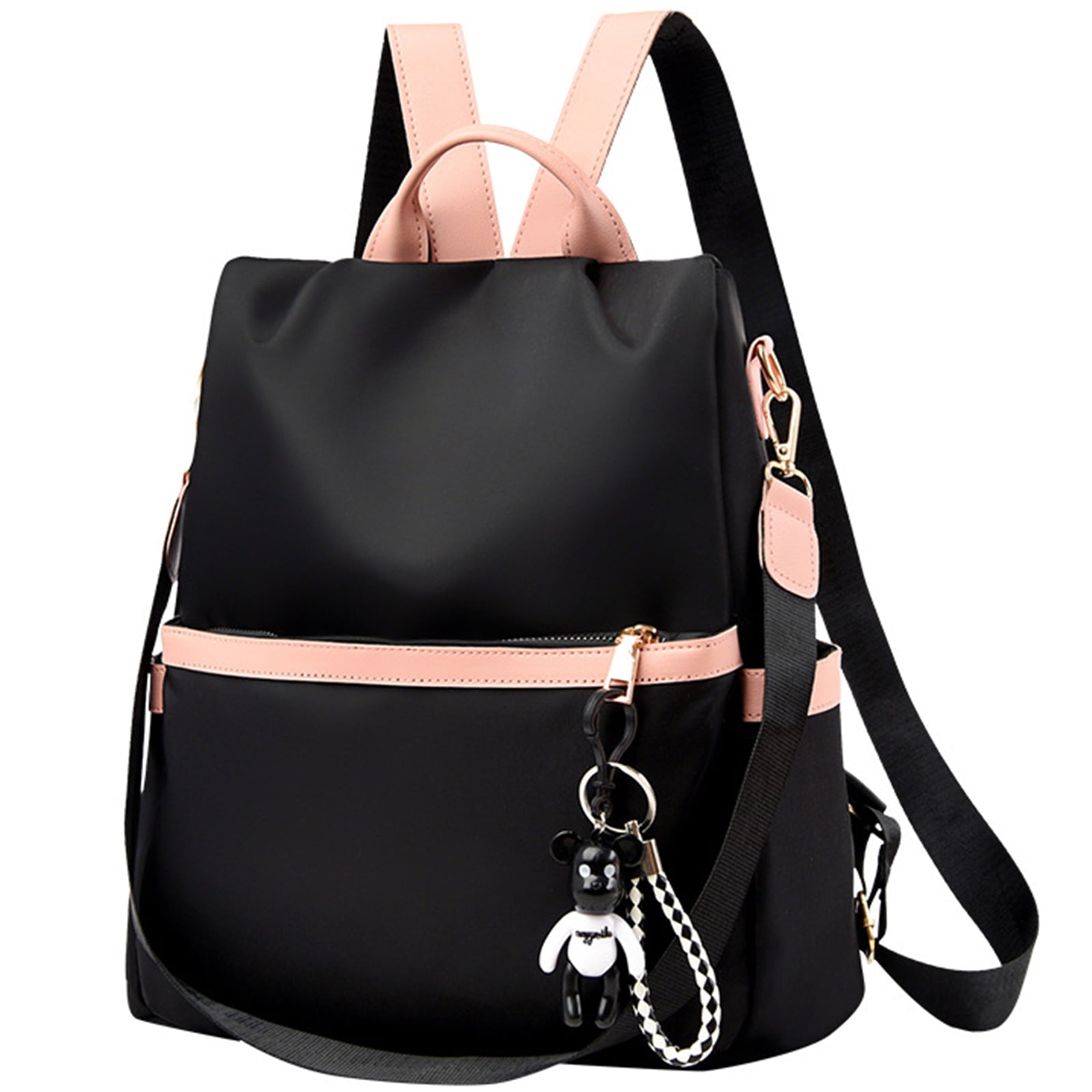 Vaupan Ladies Cute Backpack Simple Casual Solid Color Style Suitable ...