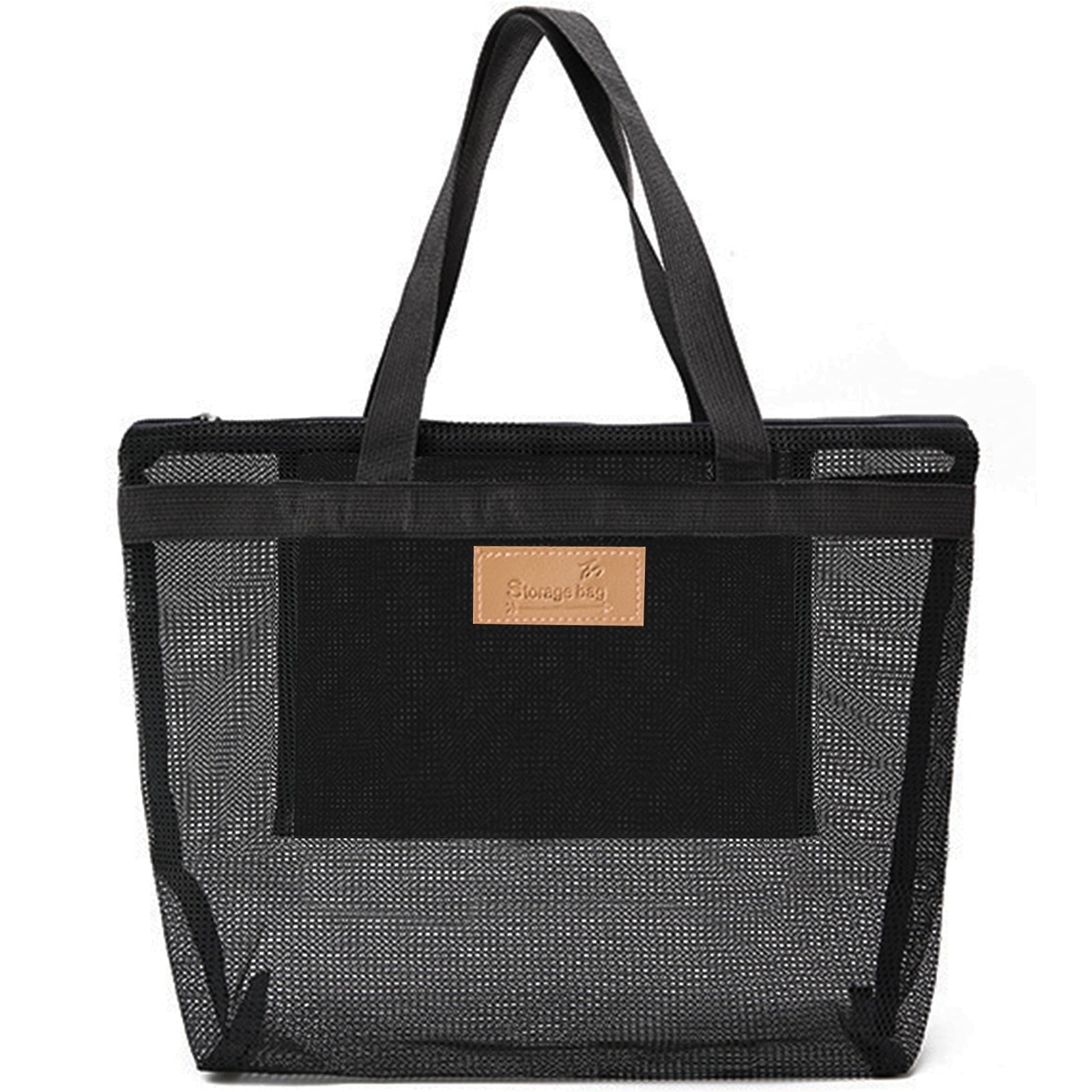 Vaupan Mesh Beach Bag, Shoulder Bag Large Capacity Ultralight Mesh ...