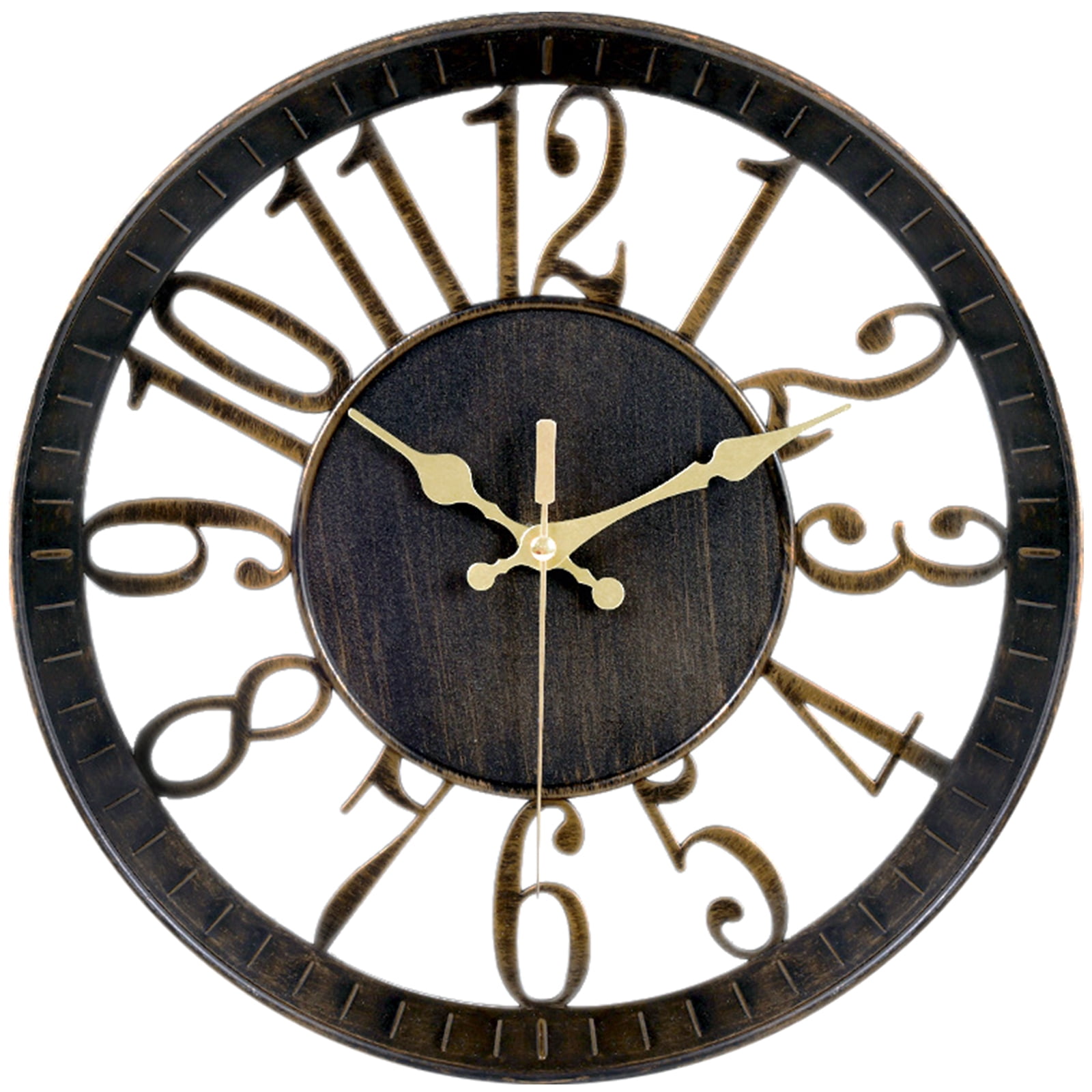 Vaupan 12 inch Silent Wall Clock, Non-Ticking, Battery Operated ...