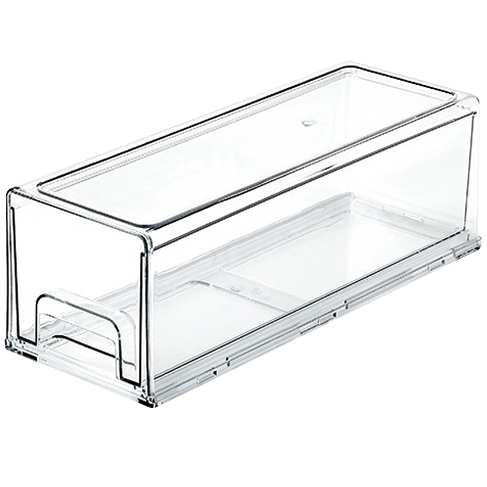 Vaupan Small Drawer Transparent Storage Box Clear Plastic Stacking ...