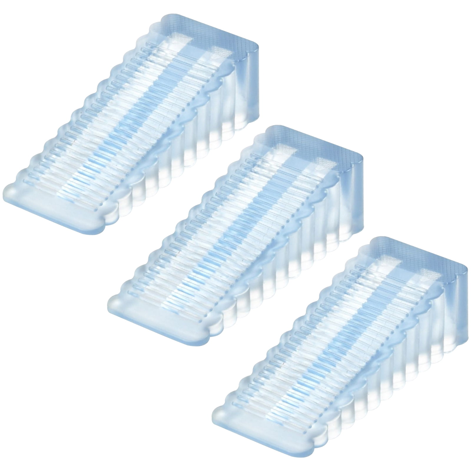 Vaupan Transparent Securely Rubber Door Stopper Door Wedge Stopper, Non ...