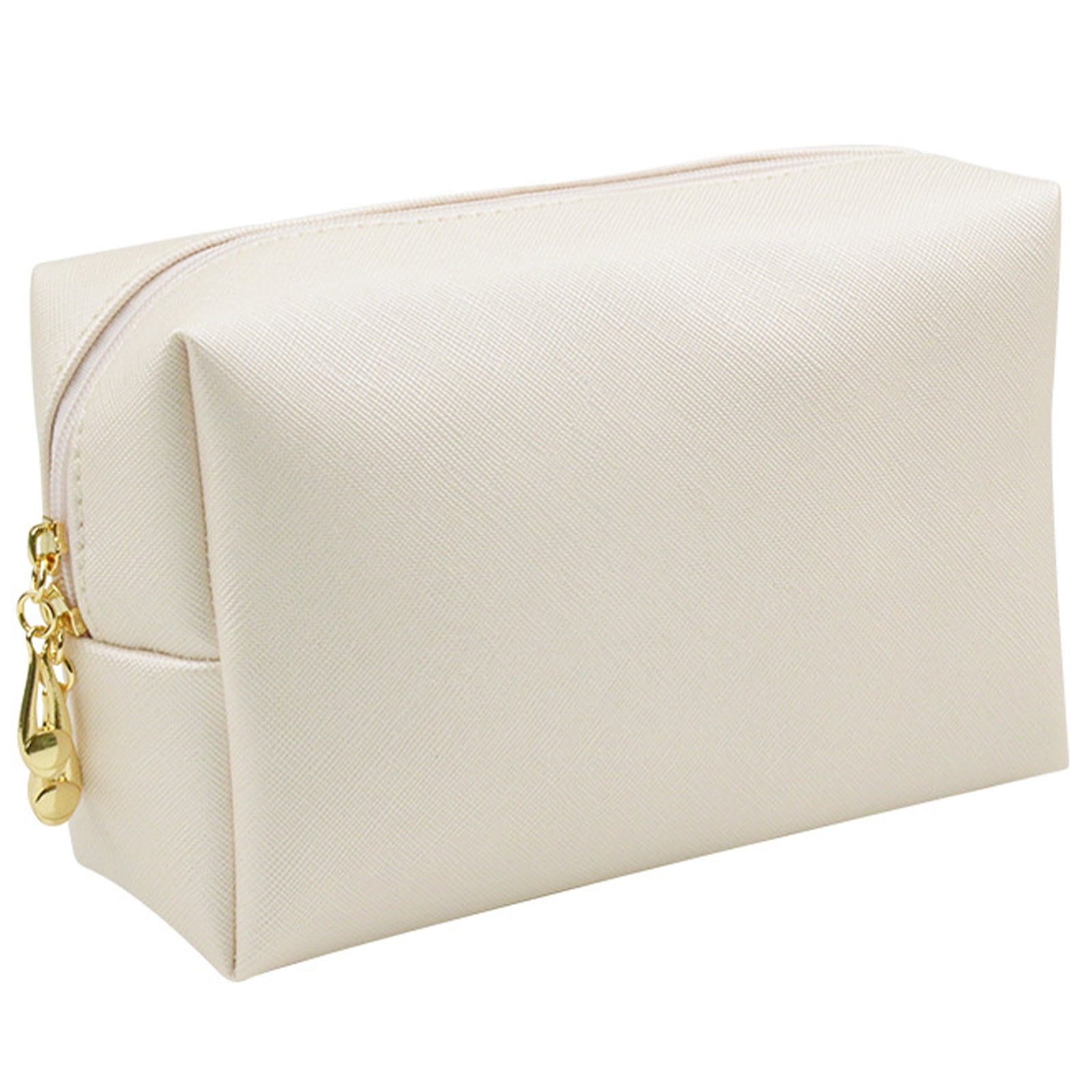Vaupan Women Cosmetic Bag Large-Capacity Storage Leather Fabric Makeup ...