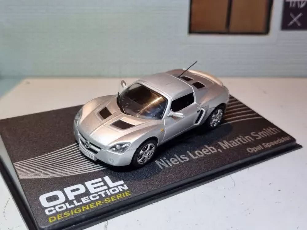 Vauxhall VX220 1:43 Opel Speedster Eaglemoss Silver Diecast Scale Model ...