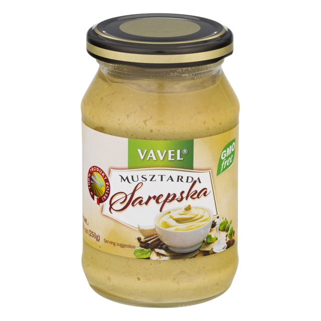Vavel Mustard Sarepska 250G - Spicy, Aromatic Condiment To Enhance ...