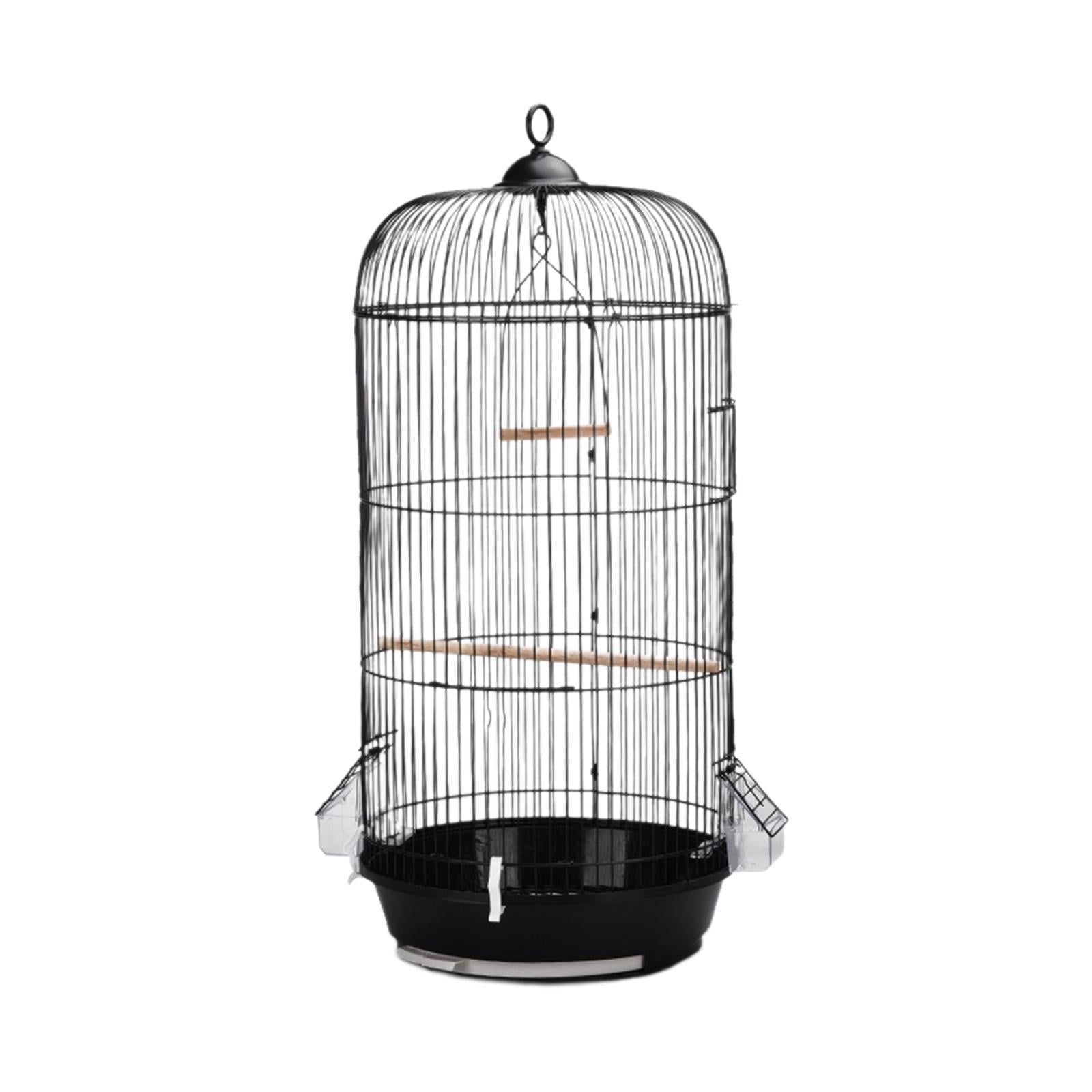 Vaveren Bird Cage Parakeet Cage Sturdy Mesh Ventilated Round European Styles for Macaw - Walmart.com