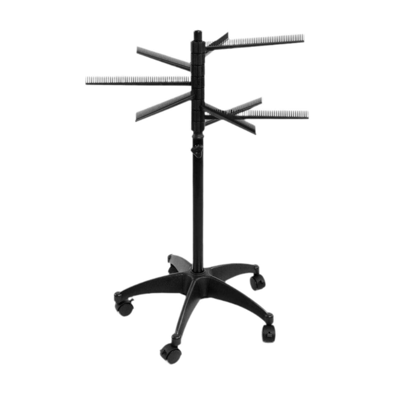 Vaveren Hair Braiding Rack Height Adjustable Salon with Wheel Dirty ...