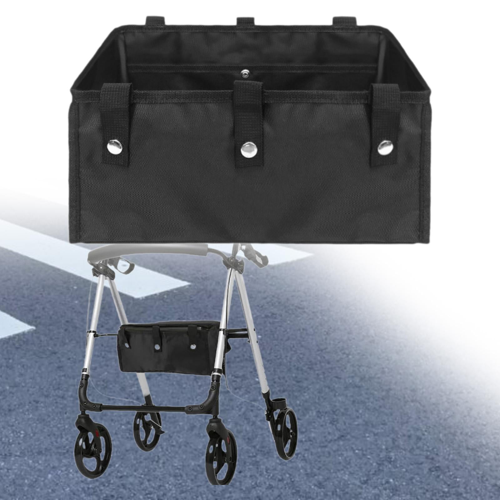 Vaveren Rollator Bag under Seat Rollator Basket Folding Accessories for ...