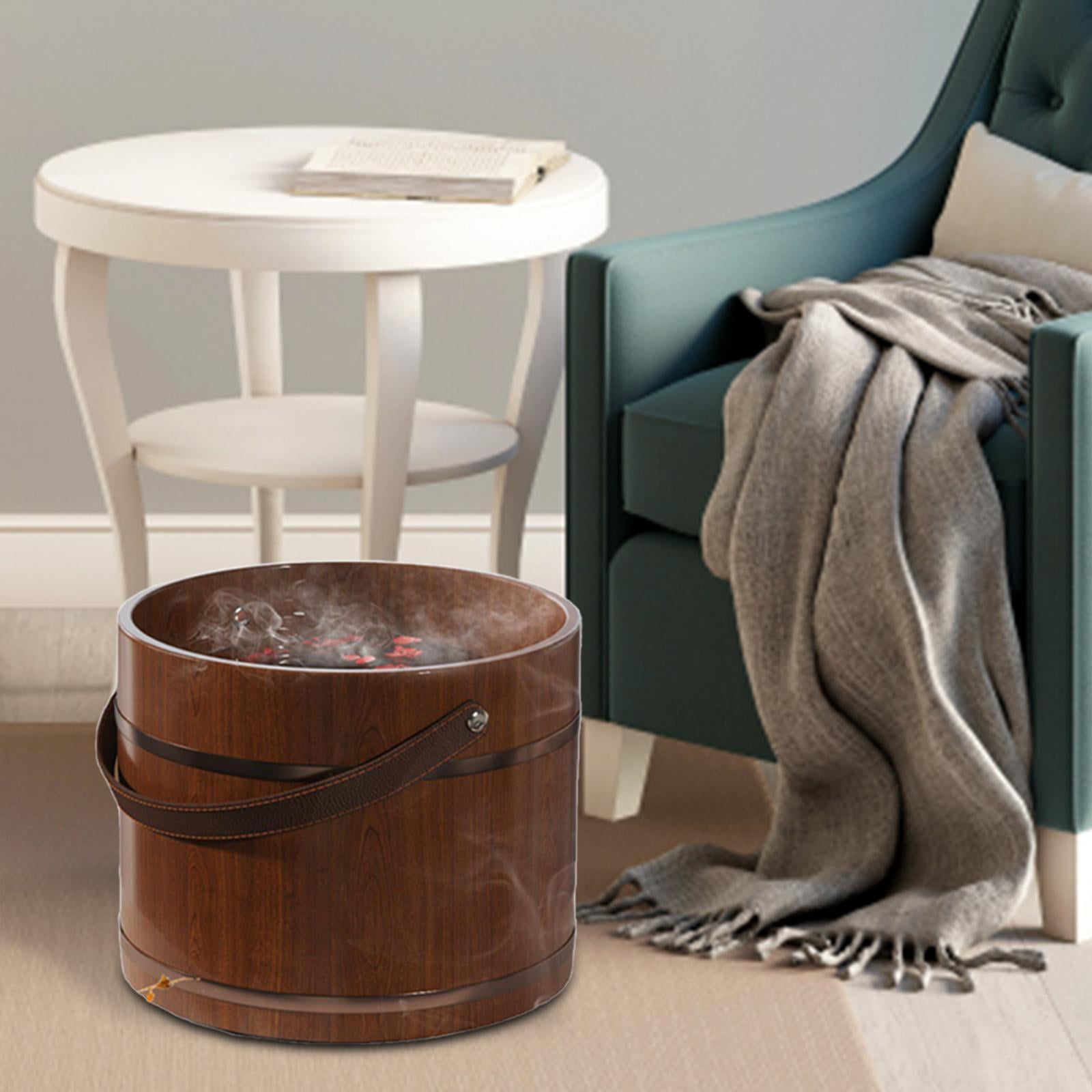 Vaveren Wood Foot Bath Foot Bucket Wooden Footbath Basin for Bathroom ...