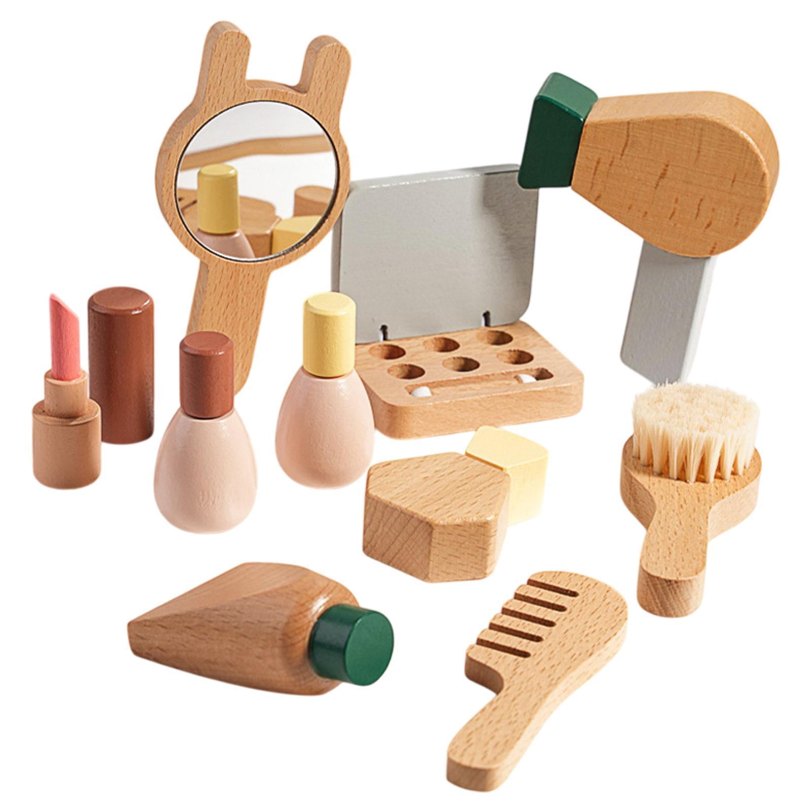 Vaveren Wooden Play Toy Set for Kids Montessori Color Matching Role ...