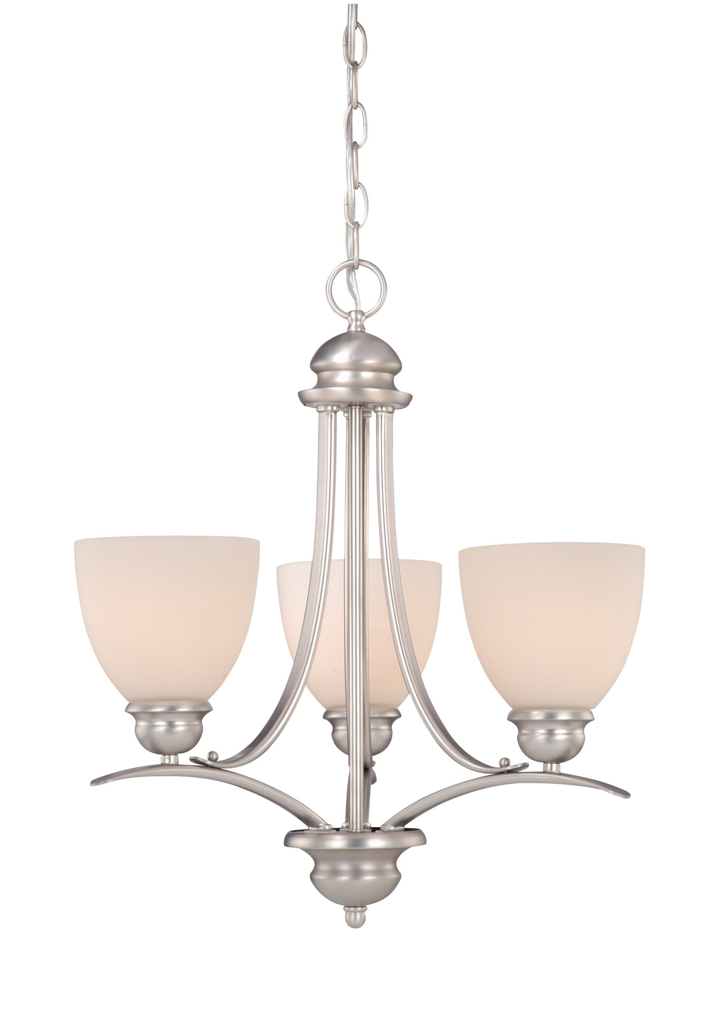 Vaxcel Avalon 3L Chandelier Brushed Nickel Kitchen Dining Lighting AL ...