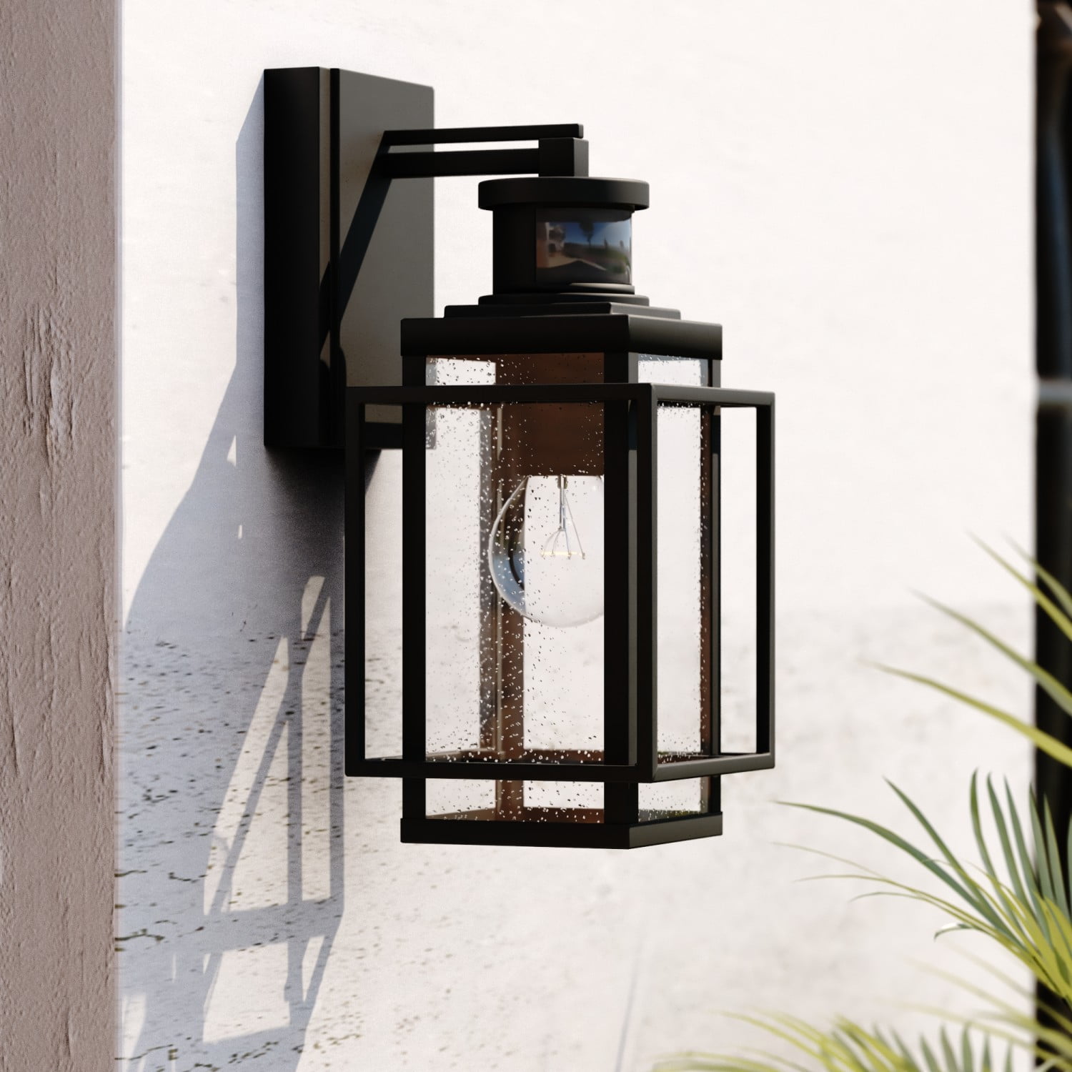 Vaxcel - Hyde Park - 1 Light Outdoor Motion Sensor Wall Mount In ...