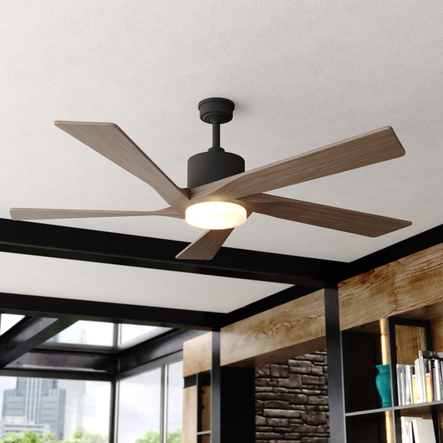Vaxcel Wedgewood 60-in. LED Ceiling Fan - Walmart.com