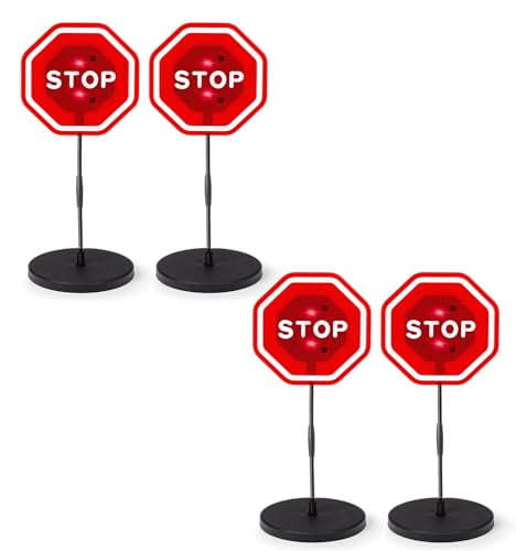 VaygWay LED Flashing Stop Sign Parking Assistant for Garage– 7” Large ...