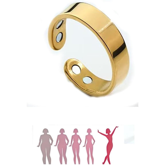 Vayro Ring for Women & Men: 4-Strong Magnet Adjustable Wellness Ring ...