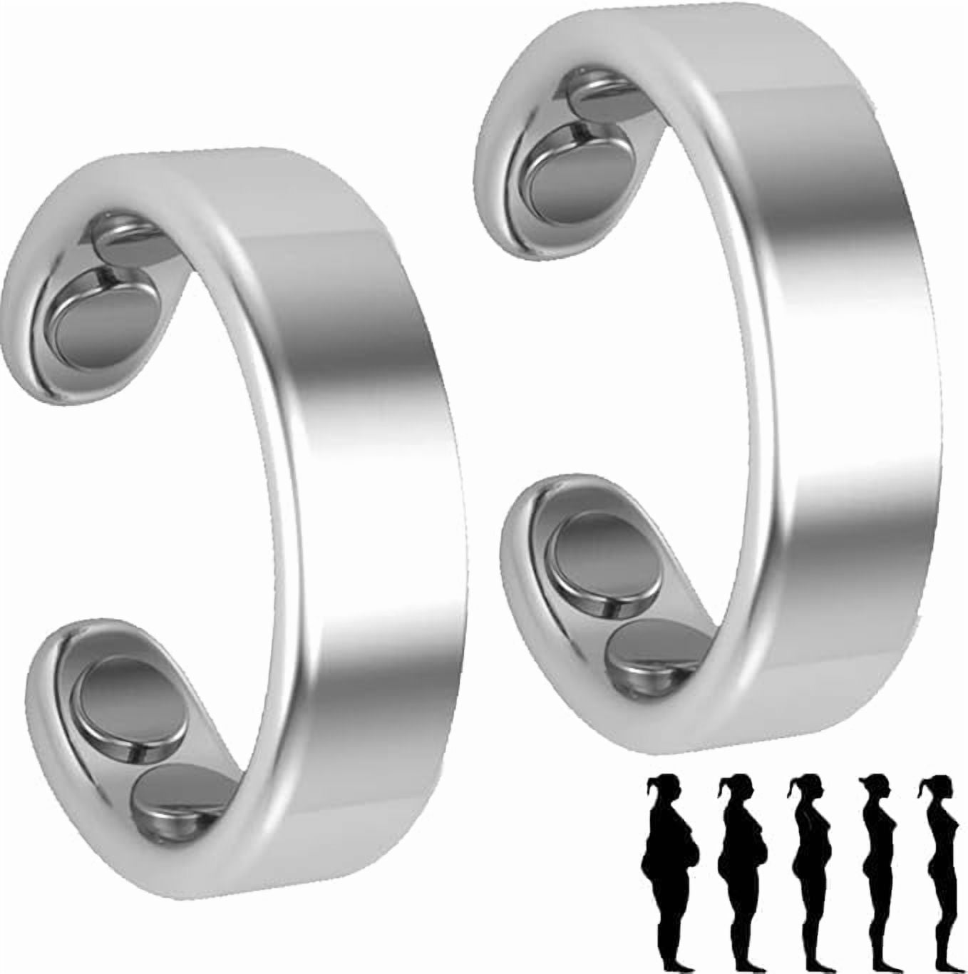 Vayro Ring Magnetic Rings for Women & Men - Adjustable Stainless Steel ...