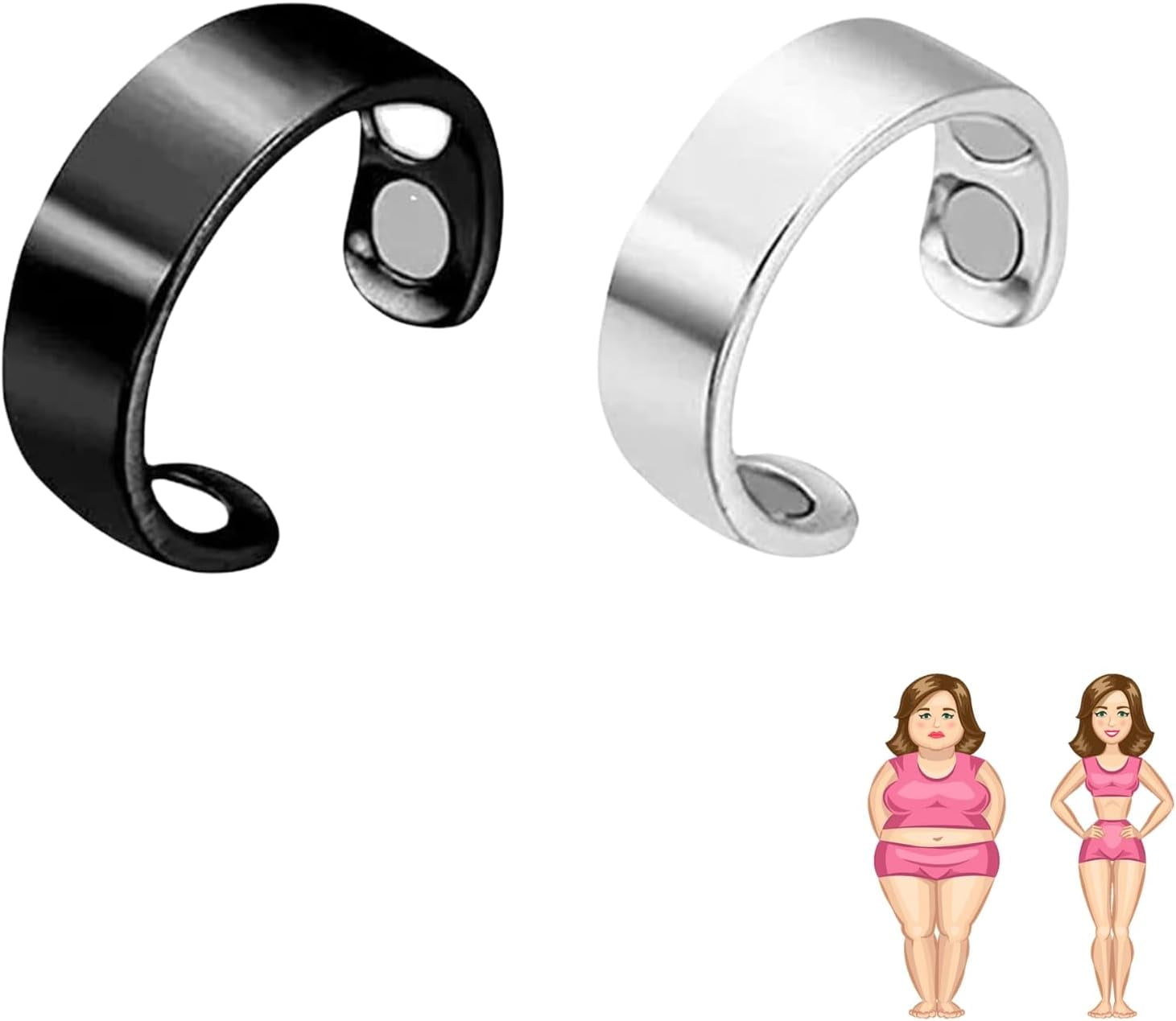 Vayro Ring Original Magnetic Wellness Ring, 2025 New Vayro Ring for Women Men,Adjustable Open ...