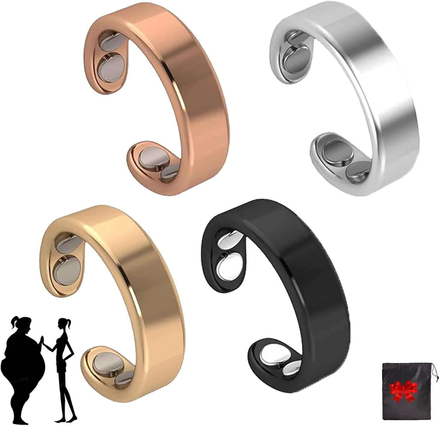 Vayro Ring Original Magnetic Wellness Ring, 2026 New Adjustable Open ...