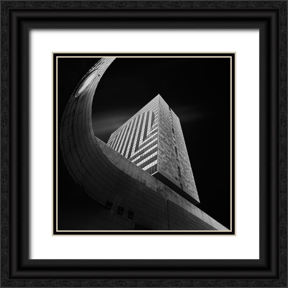 Vazan, Karol 15x15 Black Ornate Wood Framed with Double Matting Museum ...
